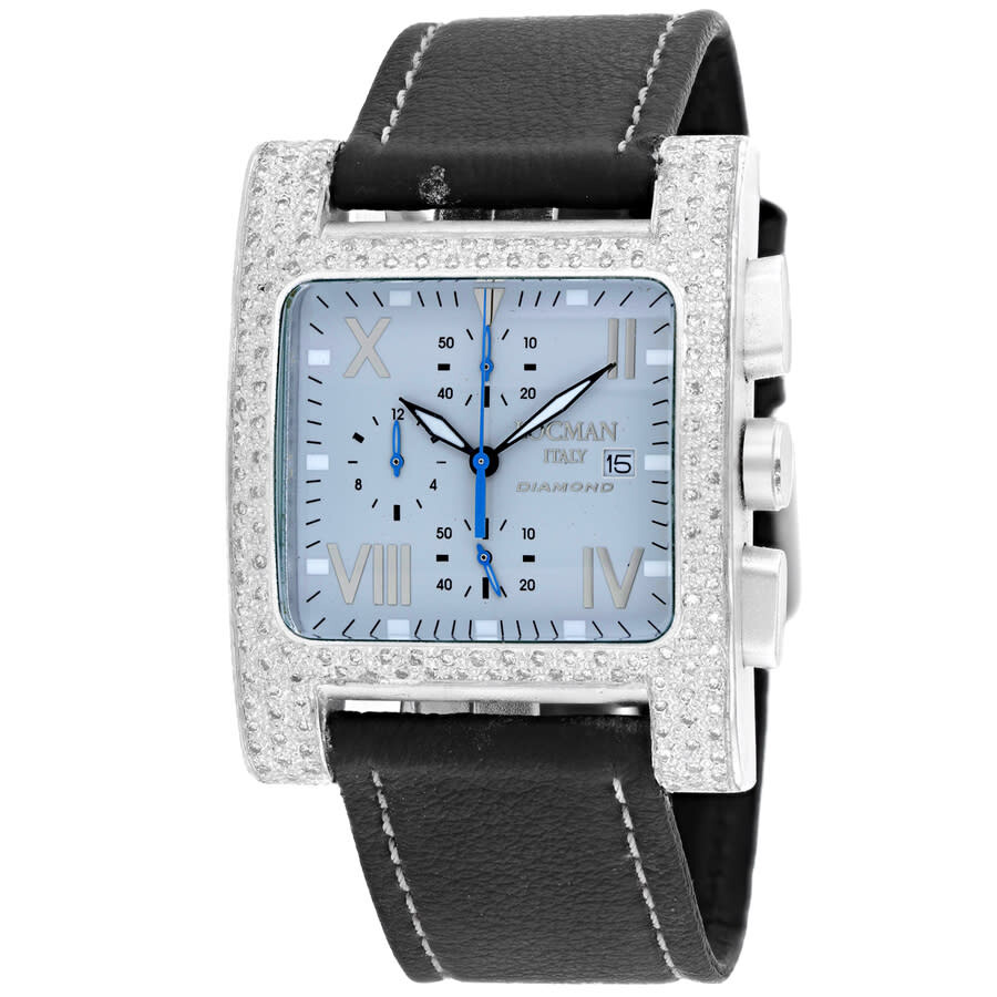 Locman Classic Chronograph Quartz Grey Dial Men's Watch 428AGRD ...