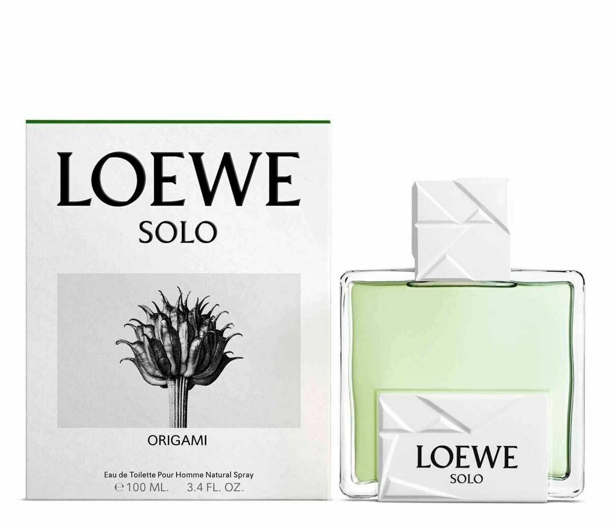 Loewe Men's Solo Origami EDT 3.4 oz Fragrances 8426017057790 ...