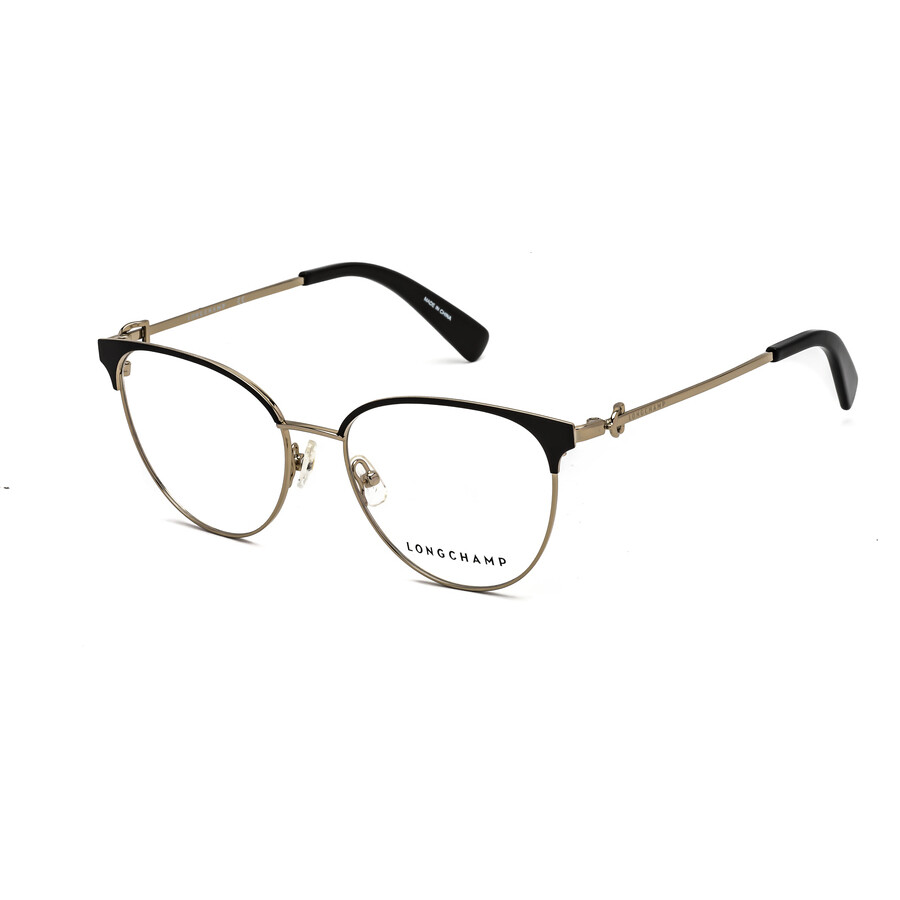 Longchamp Ladies Black Round Eyeglass Frames LO213472052 886895476034 ...