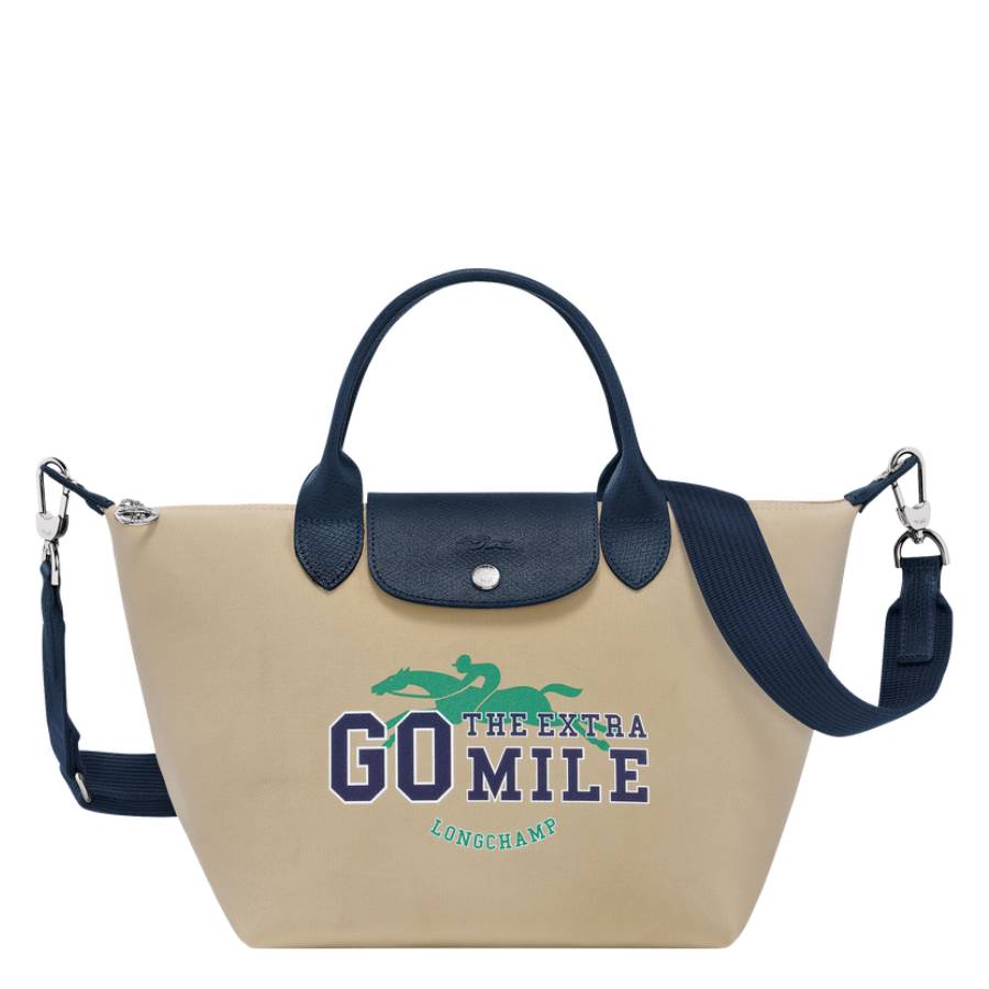 Longchamp Longchamp Le Pliage S Slogan-Print Tote Bag L1512HFG005 ...