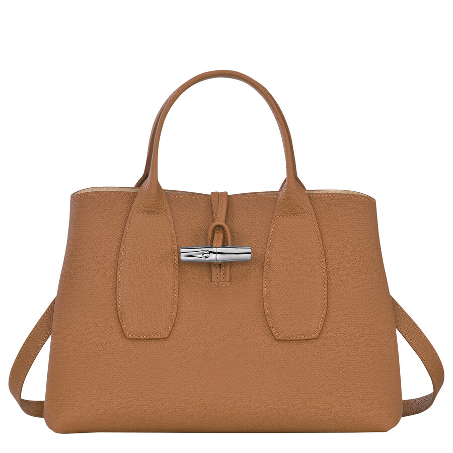 Longchamp Roseau M Handbag Natural 10058HPN016 3597921932925 - Handbags ...