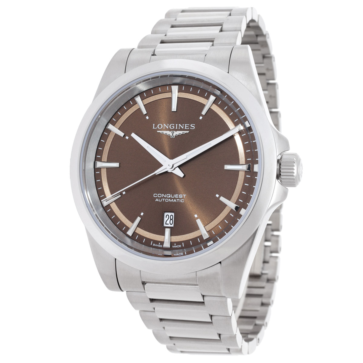 Longines Conquest Automatic Brown Dial Men's Watch L3.830.4.62.6 ...