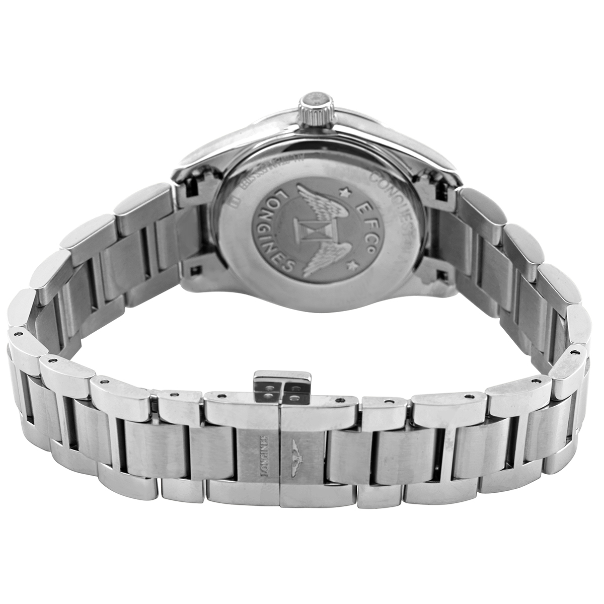 Longines Conquest Classic Quartz Blue Dial Ladies Watch L22864926 ...