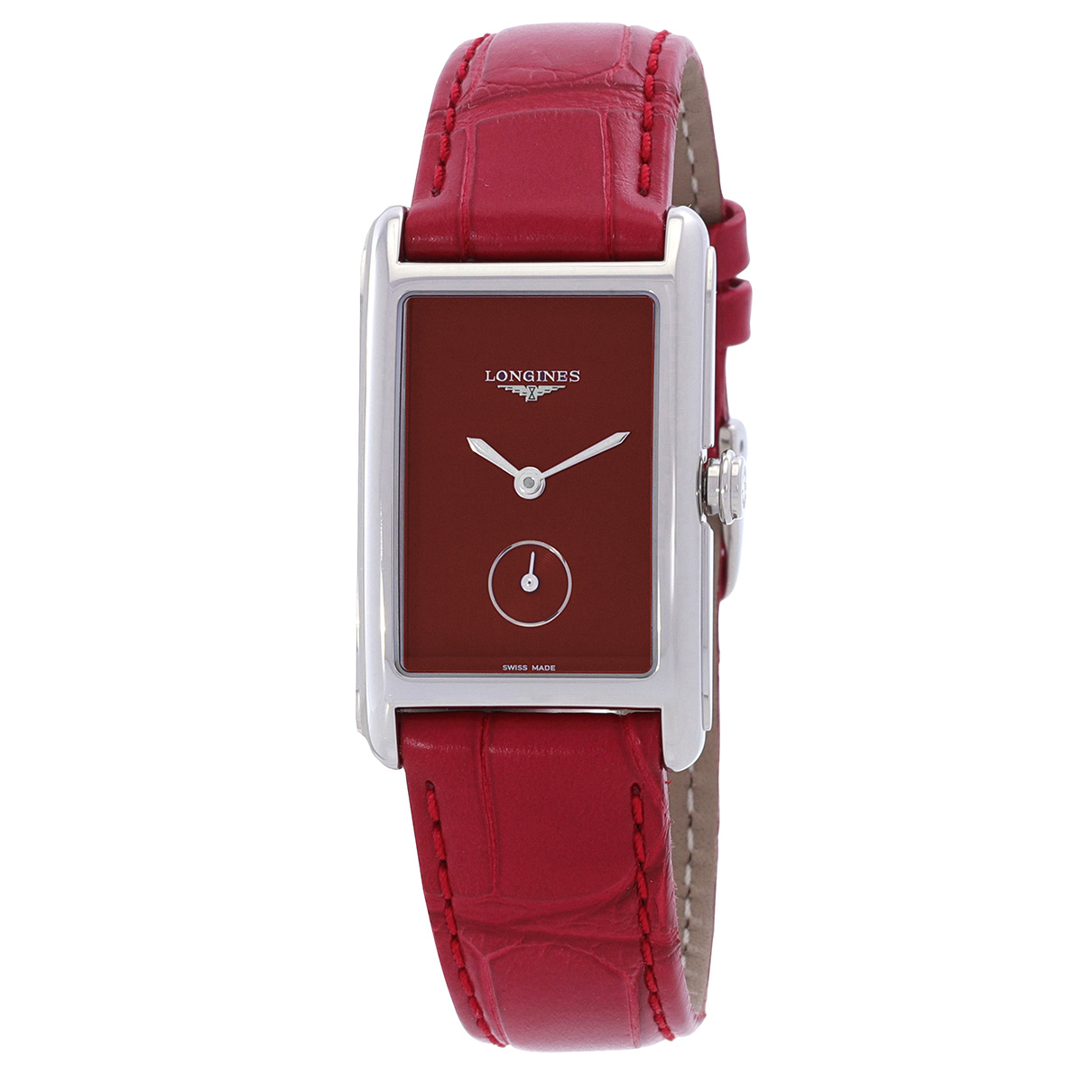 Longines Dolce Vita Quartz Red Dial Ladies Watch L5.512.4.91.2 ...