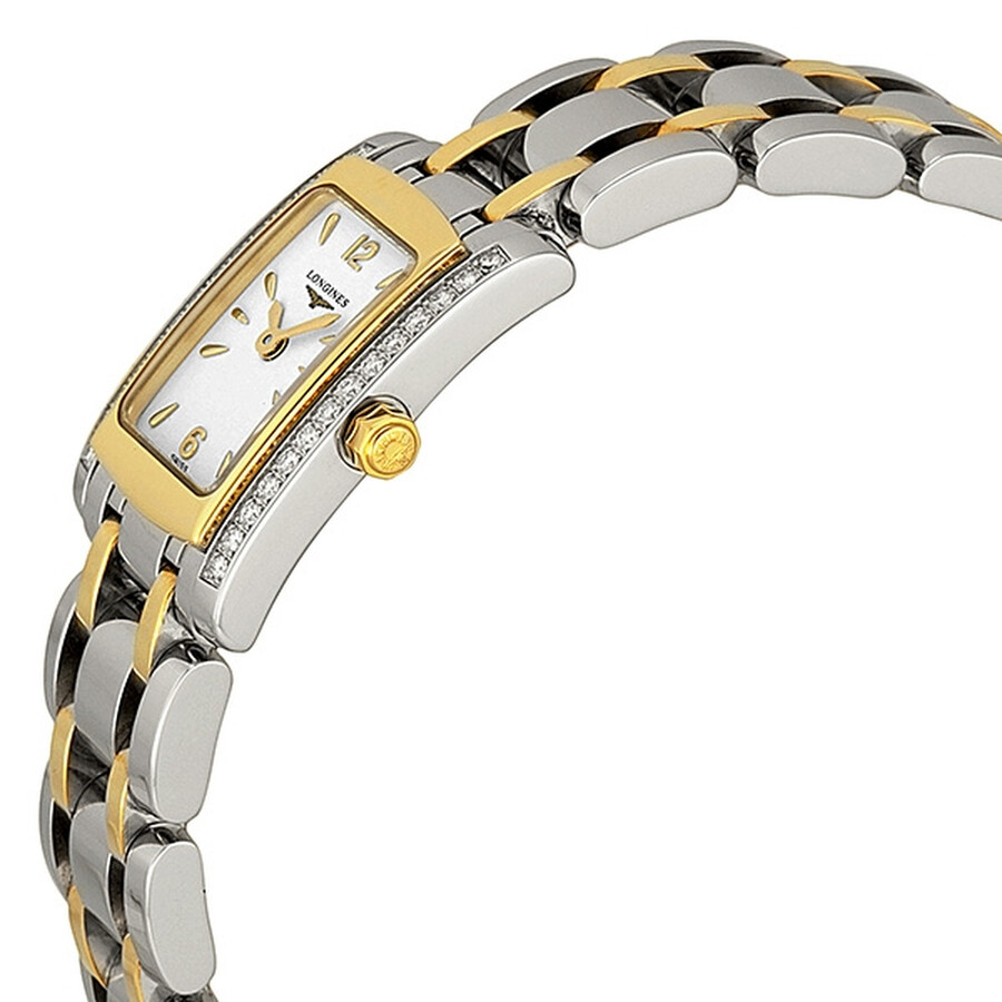 Longines Dolce Vita White Dial Two Tone Stainless Steel Diamond Ladies ...