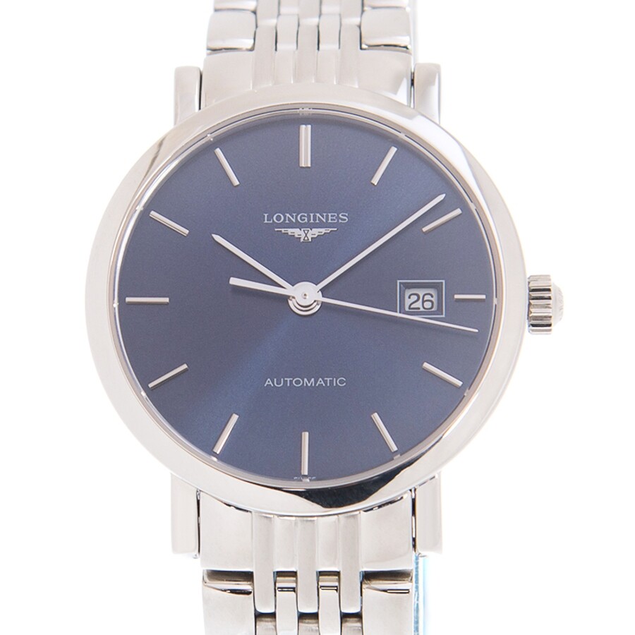 Longines Elegant Automatic Blue Dial Unisex Watch L4.310.4.92.6 ...