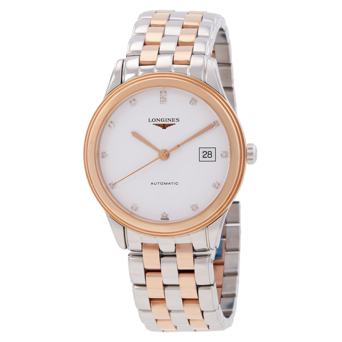 Longines Flagship Automatic Diamond Watch L4.974.3.99.7 - Watches ...