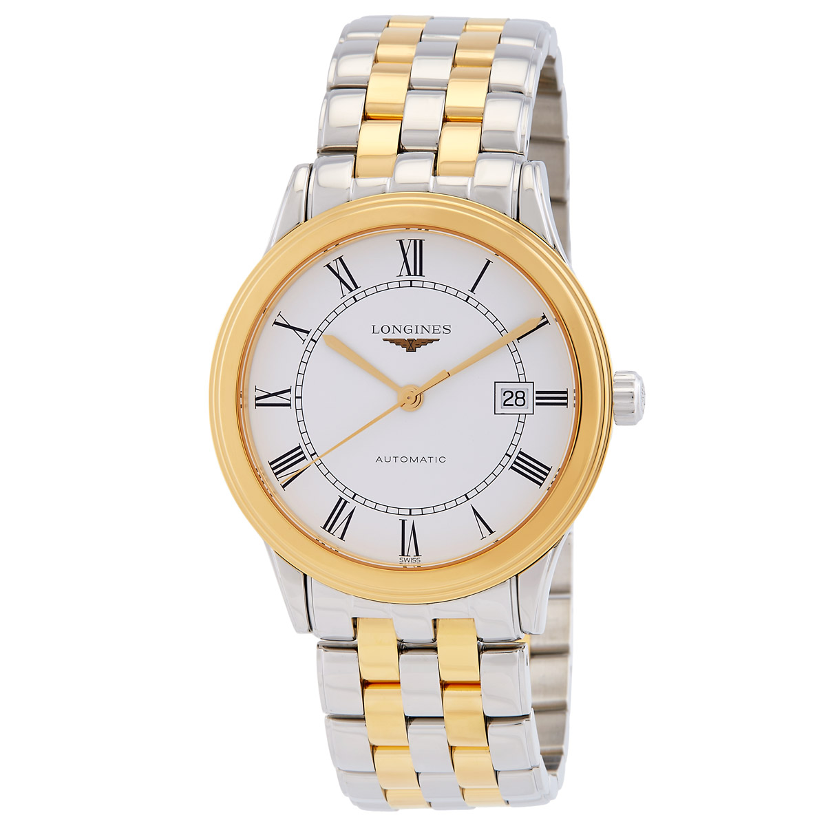 Longines Flagship Automatic White Dial Men's Watch L49843217 - Watches ...