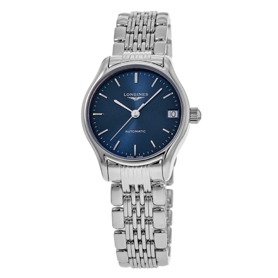 Longines Lyre Automatic Blue Dial Ladies Watch L43614926 7612356218942 ...