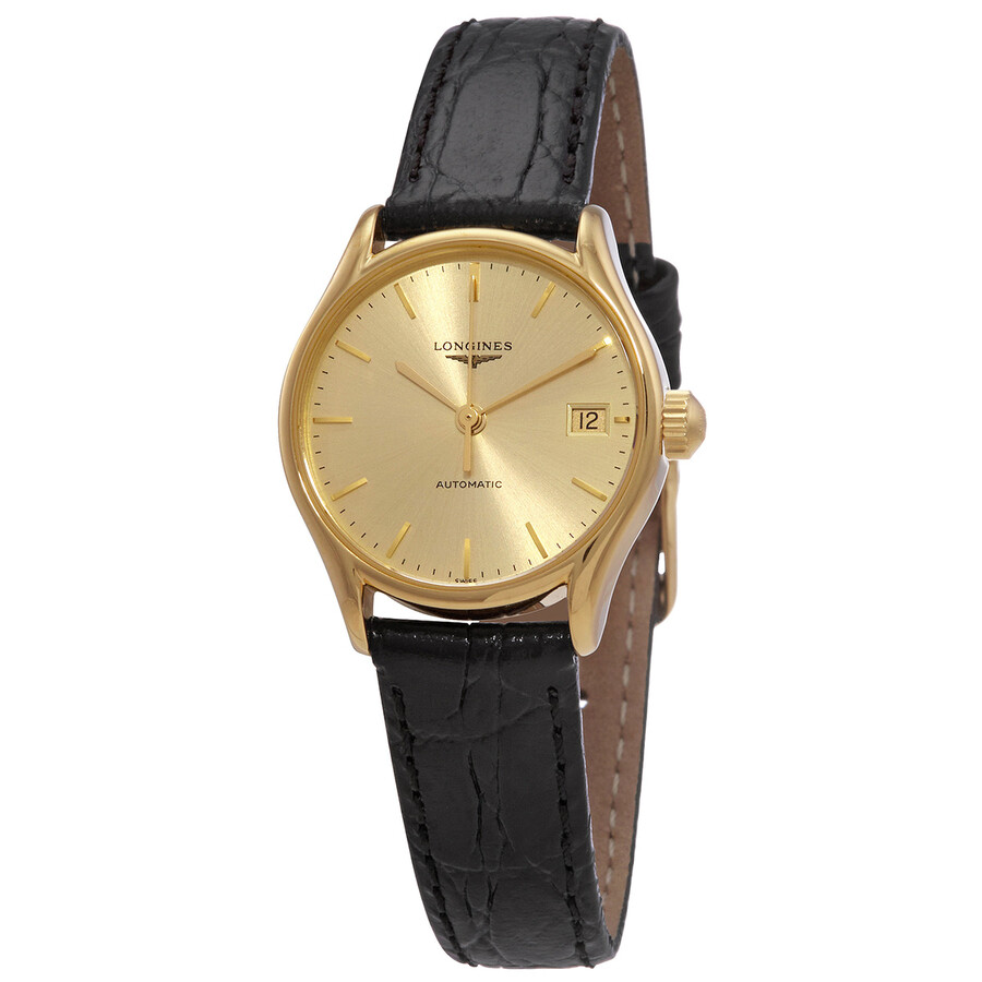 Longines Lyre Automatic Gold Dial Ladies Watch L4.360.2.32.2 - Watches ...