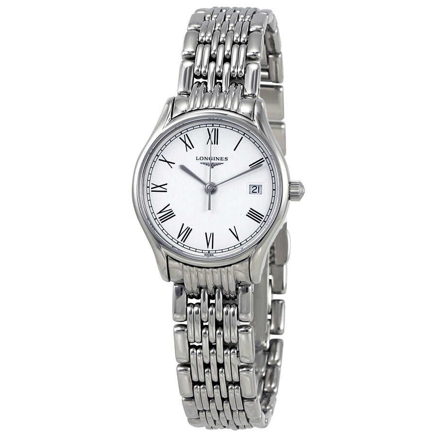 Longines Lyre White Dial Ladies Steel Watch L4.259.4.11.6 - Watches ...