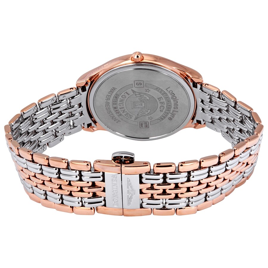 Longines Lyre White Dial Ladies Two Tone Watch L4.759.1.11.7 - La ...