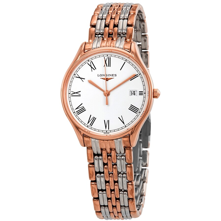 Longines Lyre White Matt Dial Ladies Two Tone Watch L43591117 L4.359.1 ...