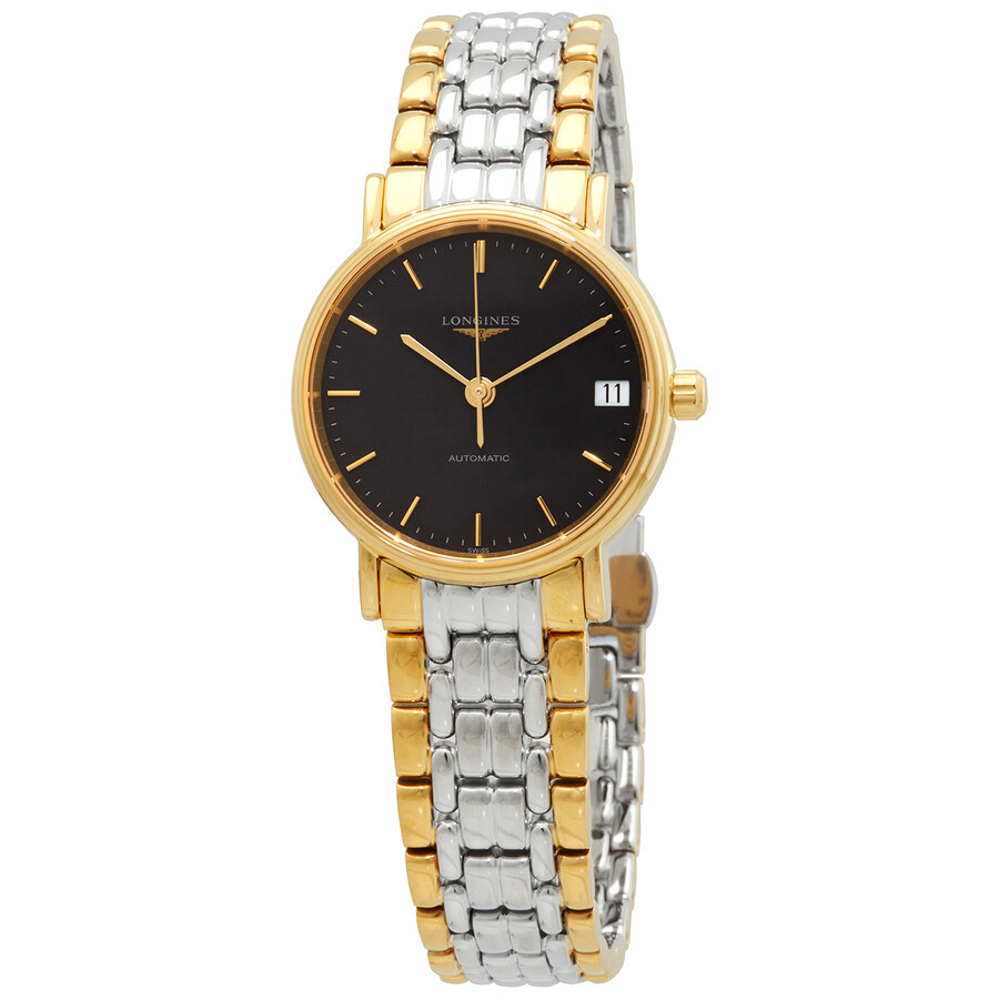 Longines Presence Automatic Black Dial Ladies Watch L4.322.2.52.7 ...