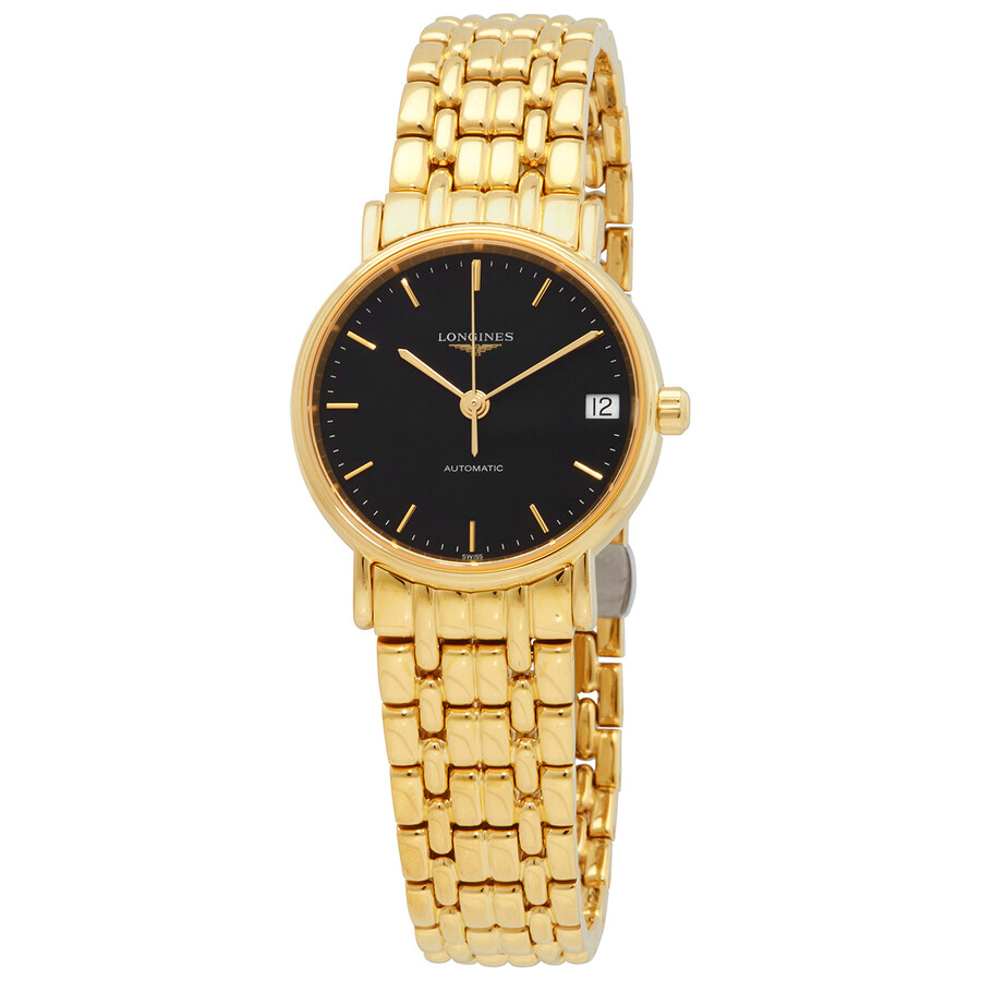 Longines Presence Automatic Black Dial Ladies Watch L4.322.2.52.8 ...