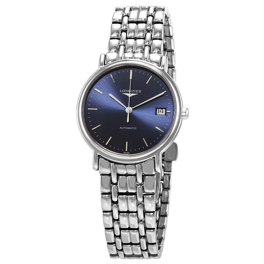 Longines Presence Automatic Blue Dial Ladies Watch L4.821.4.92.6 ...