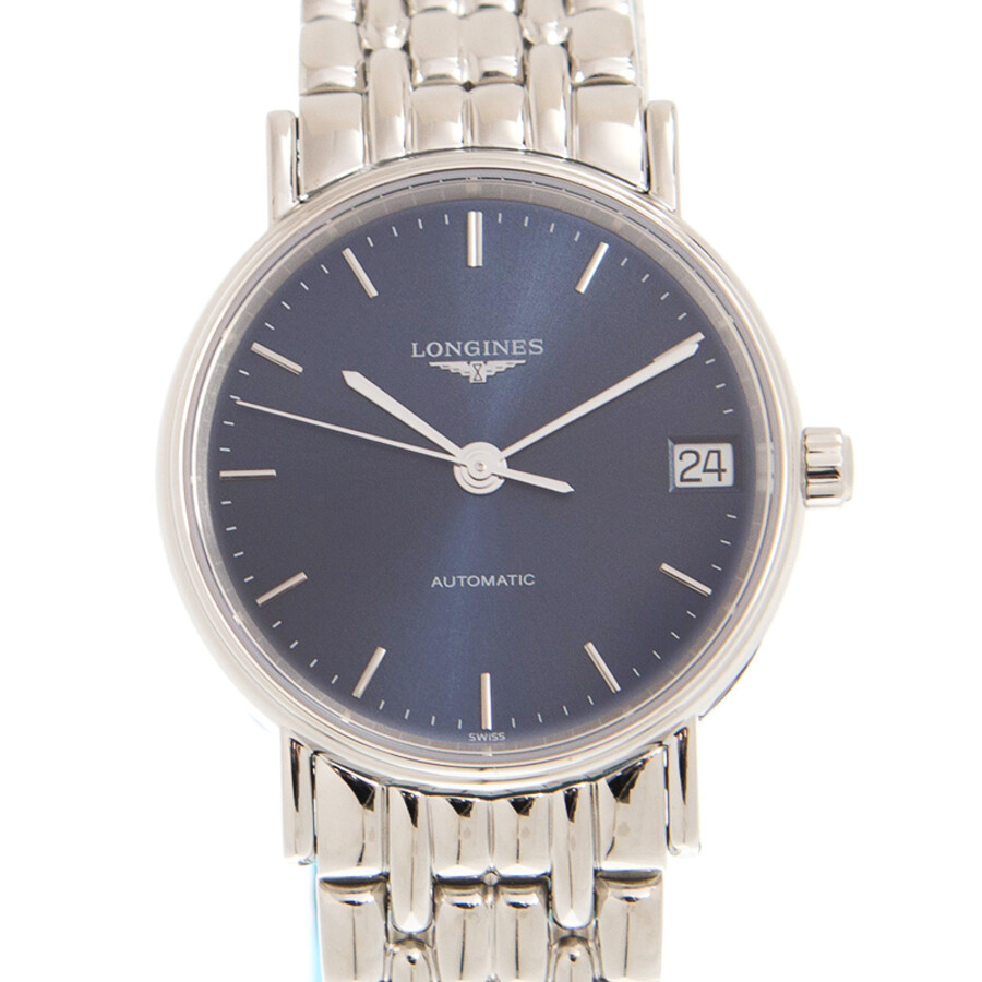 Longines Presence Automatic Blue Dial Unisex Watch L4.322.4.92.6 ...