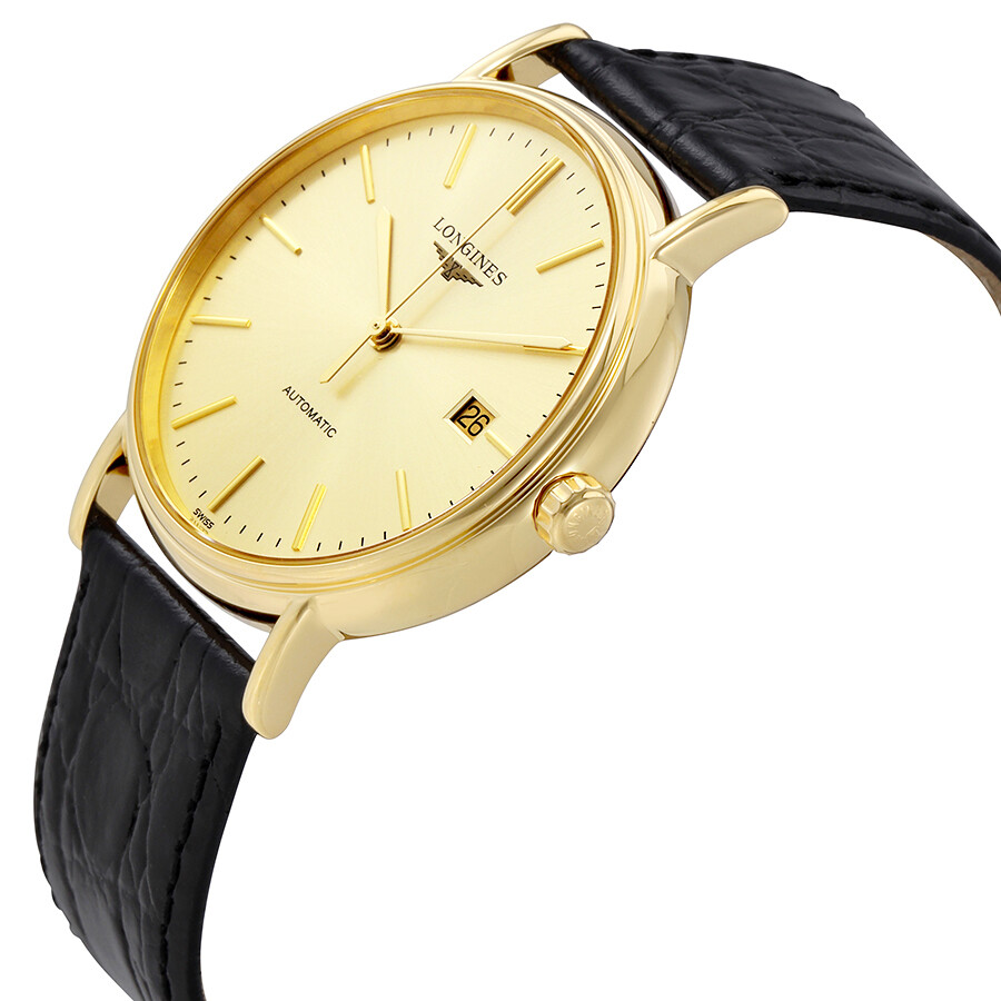 Longines Presence Automatic Gold Dial Men's Watch L49212322 - Presence ...