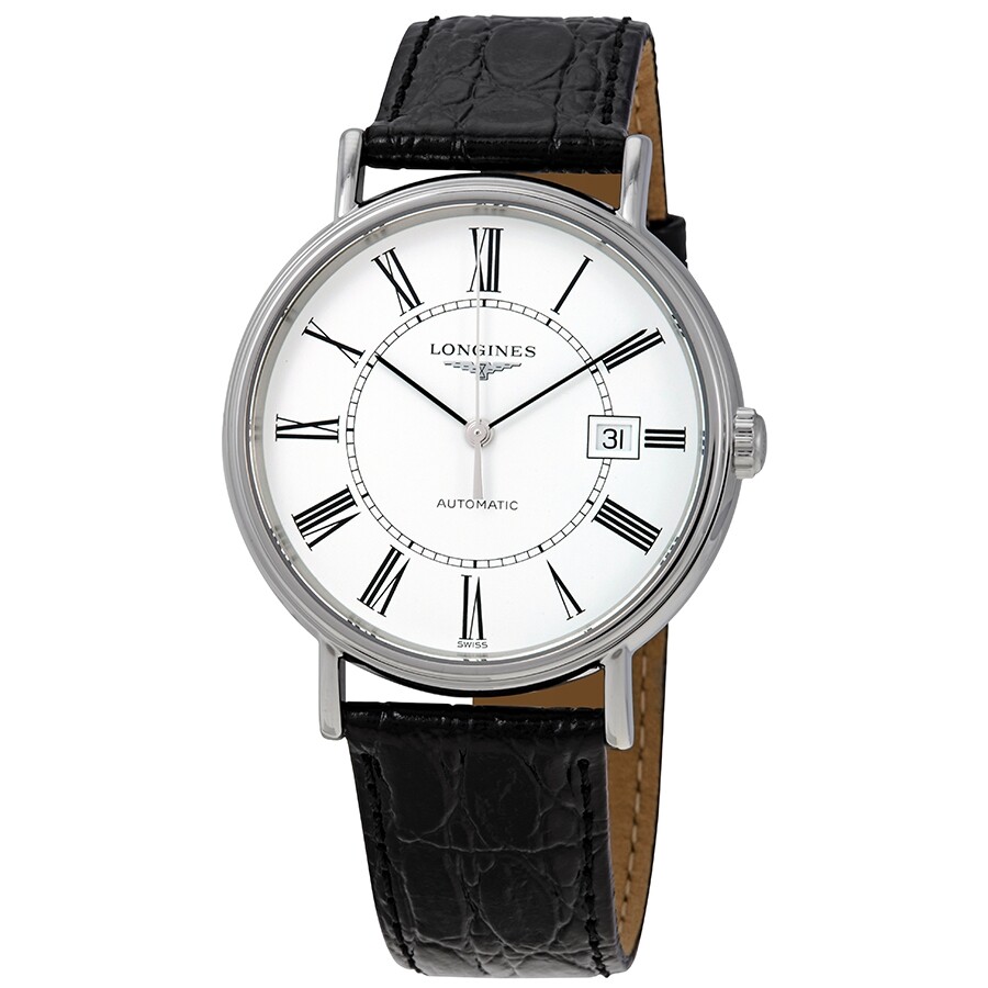 Longines Presence Automatic White Dial Men's Watch L49224112 ...