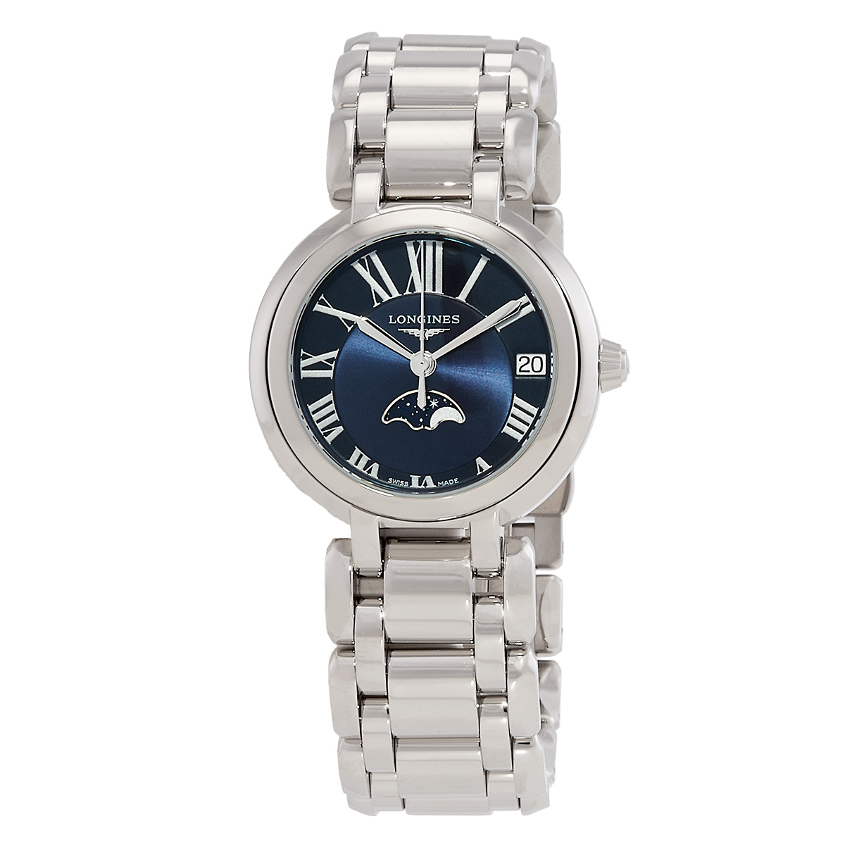 Longines Primaluna Quartz Blue Dial Ladies Watch L8.115.4.91.6 ...