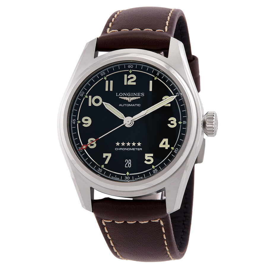 Longines Spirit Automatic Chronometer Black Dial Men's Watch L3.410.4 ...