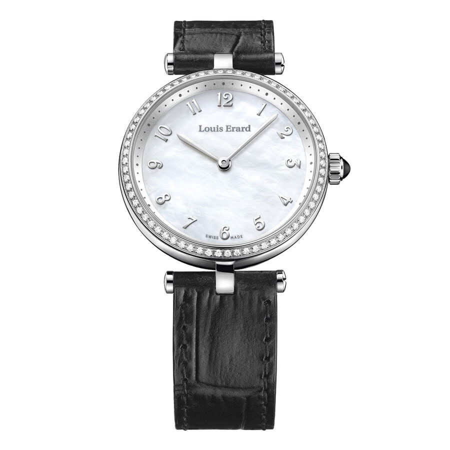 Louis Erard Romance Quartz White Dial Ladies Watch 11810SE34.BDBB5 ...
