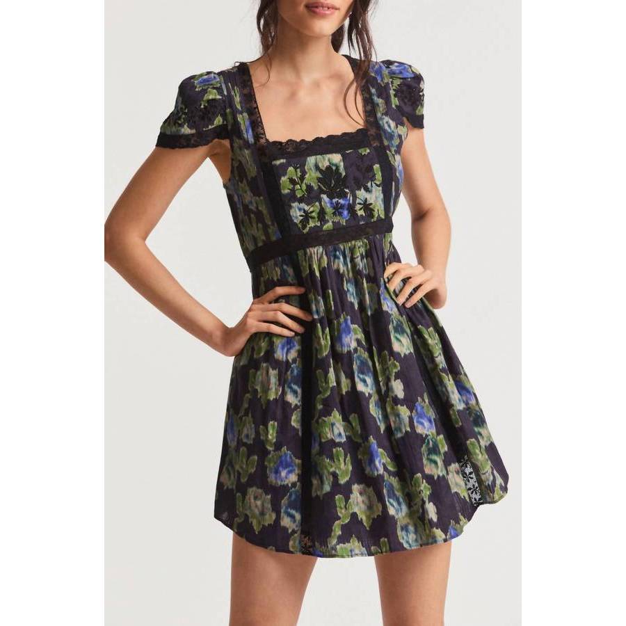 Loveshackfancy Ladies Nutmeg Dress Deep Blue Trace, Size 2 126057-Deep ...