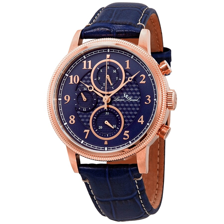 Lucien Piccard HOLDEN Blue Dial Watch LP-28017MF-RG-03BLS 4894664010927 ...