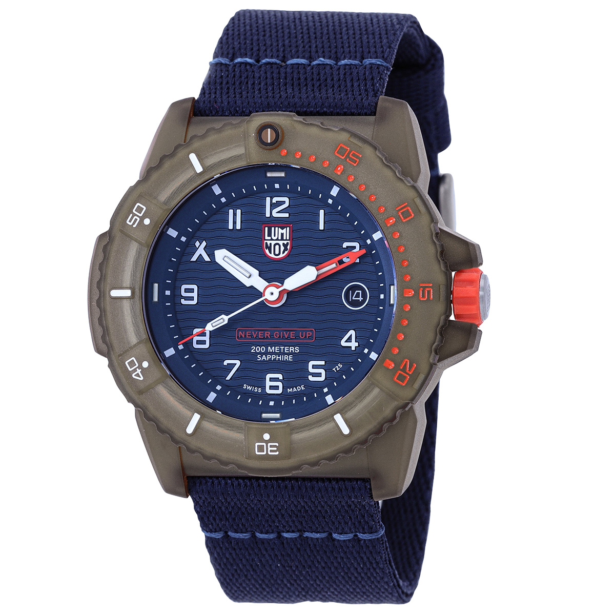 Luminox Bear Grylls x Tide Limited Quartz Blue Dial Men's Watch XB.3703 ...