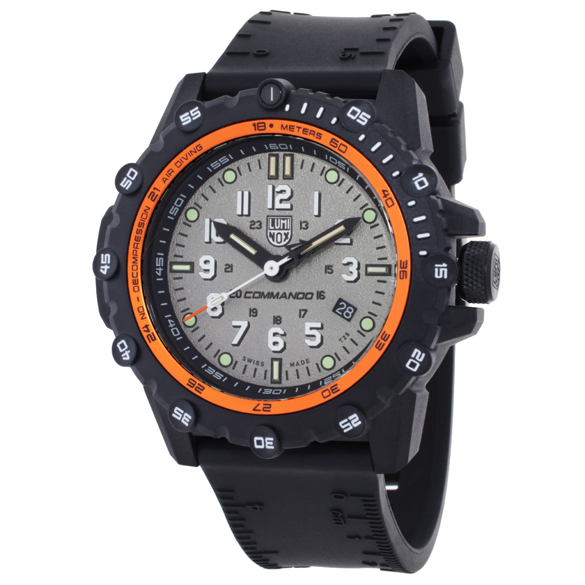 Luminox Commando Frogman Quartz Grey Dial Men's Watch XS.3301 ...
