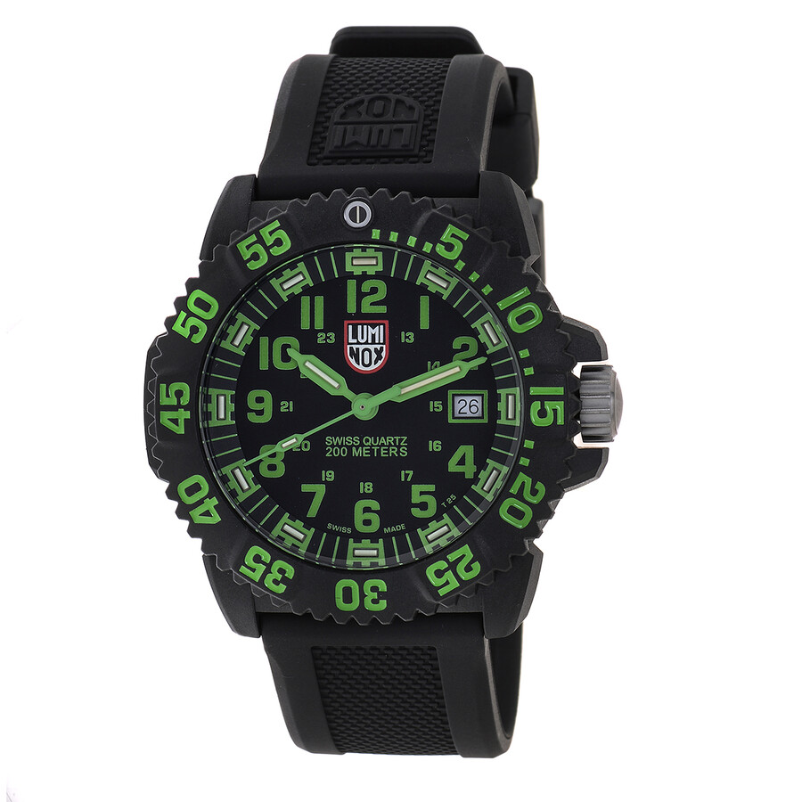 Luminox Navy Seal Colormark Carbon Quartz Black Dial Men's Watch XS ...