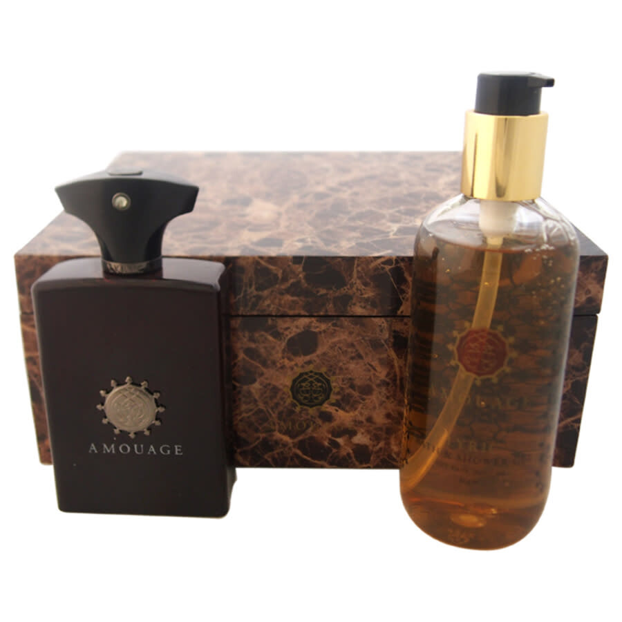 Amouage Lyric Collection Box by Amouage for Men - 2 Pc Gift Set 3.4oz ...