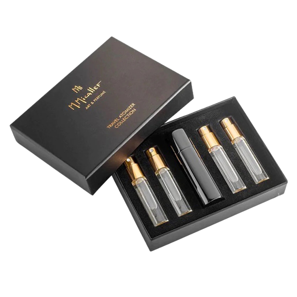 M. Micallef Unisex Travel Atomizer Black Gift Set Fragrances ...