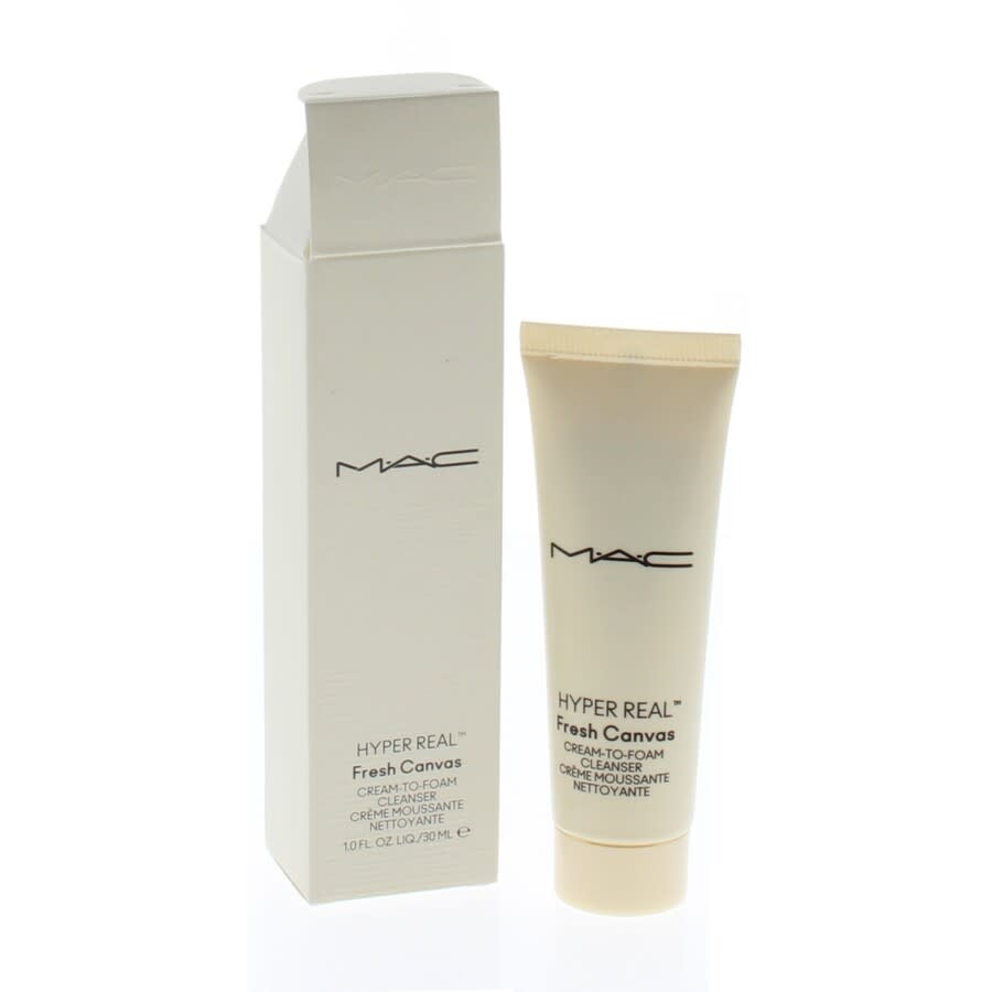 MAC Hyper Real Fresh Canvas Cream-To-Foam Cleanser 1 oz Makeup ...
