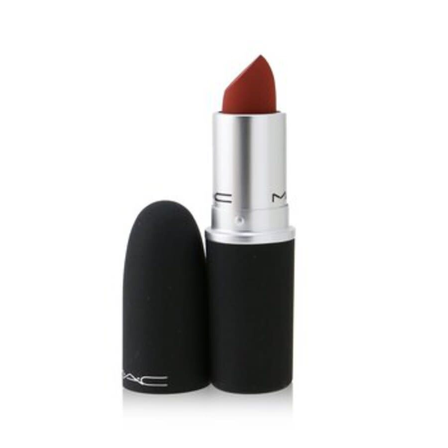 MAC Ladies Powder Kiss Lipstick 0.10 oz Devoted To Chili Makeup ...