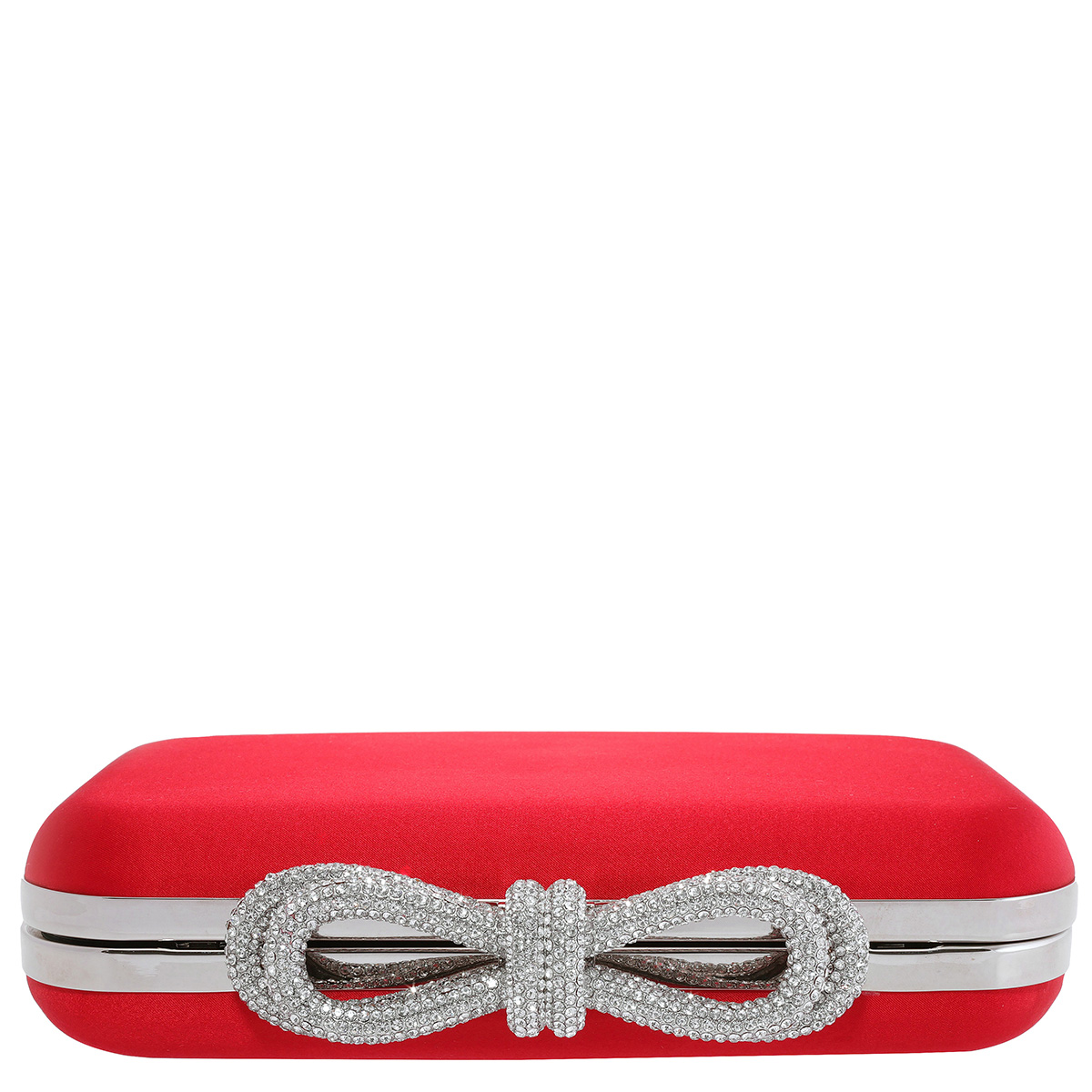 Mach & Mach Double Bow Clutch Bag - Red PF24-BG002-CRP-RED-RED ...