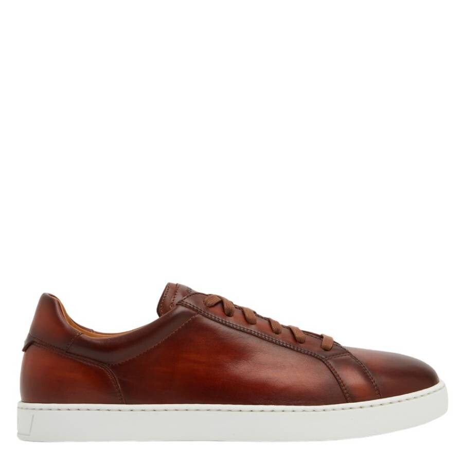 Magnanni Cognac Costa Lo Low-Top Sneakers, Size 8.5 24441 8445433989928 ...
