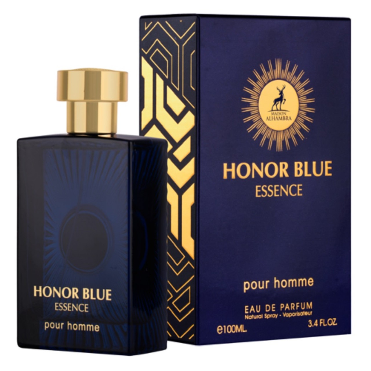 Maison Alhambra Men's Honor Blue Essence EDP Spray 3.4 oz Fragrances ...