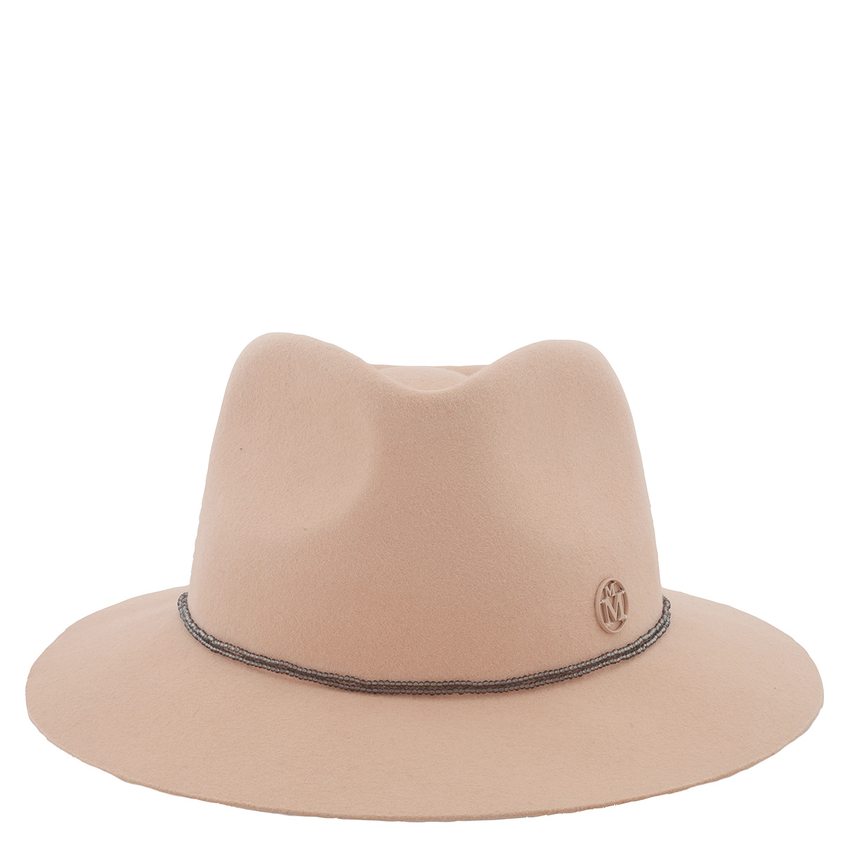 Maison Michel Ladies Flesh Beige Virginie Fedora Hat, Size Small ...