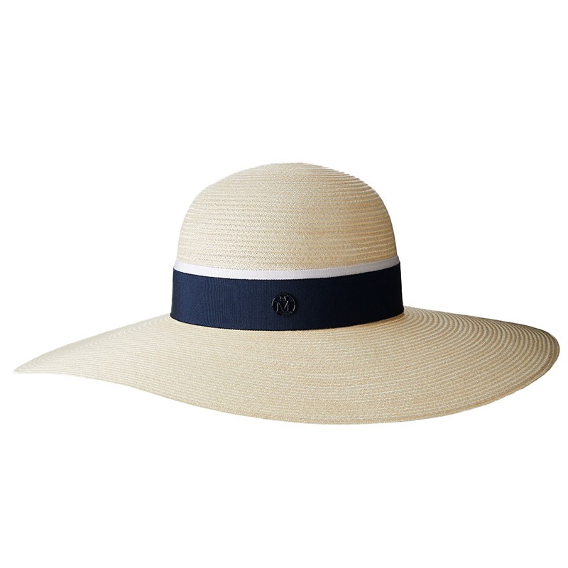 Maison Michel Ladies Natural Blanche Hemp Straw Hat, Size Small ...