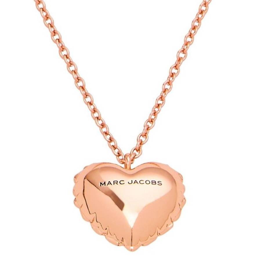 Marc Jacobs Antique Rose Gold Balloon Heart Necklace 2R4JNC001J40-689 ...