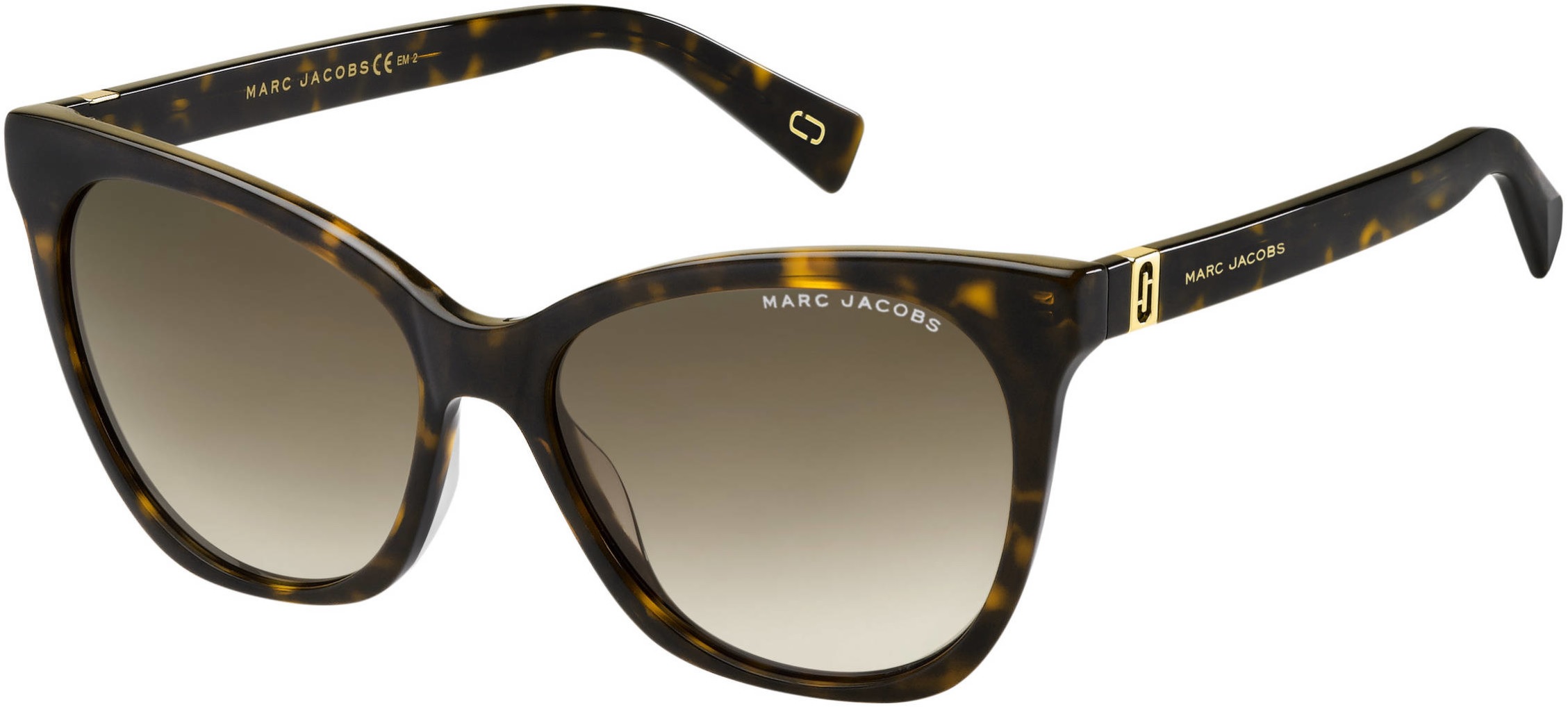 Marc Jacobs Brown Gradient Cat Eye Ladies Sunglasses MARC 336/S 0086/HA ...