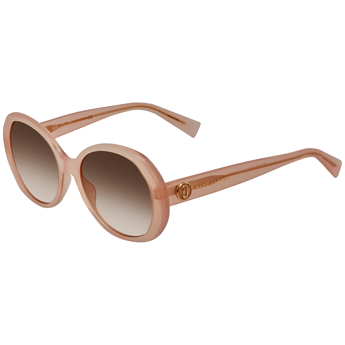 Marc Jacobs Brown-Pink Gradient Oval Ladies Sunglasses MARC 377/S 035J ...
