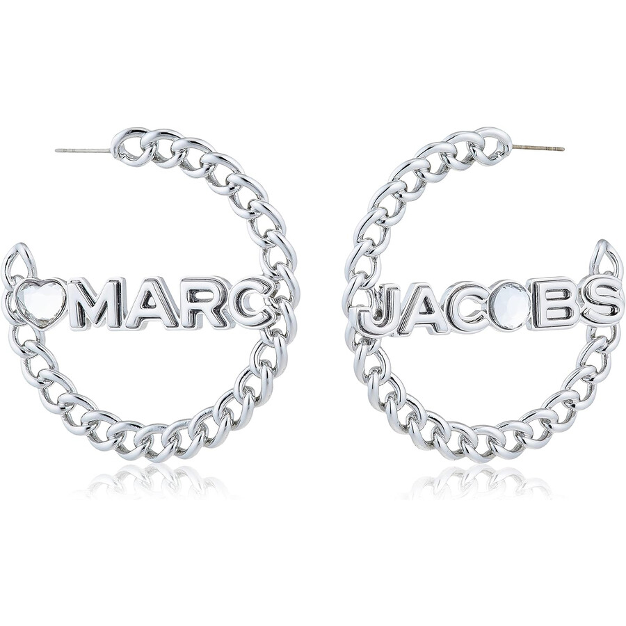 Marc Jacobs Chain Hoop Earrings J207MT4RE22-980 196611025034 - Jewelry ...