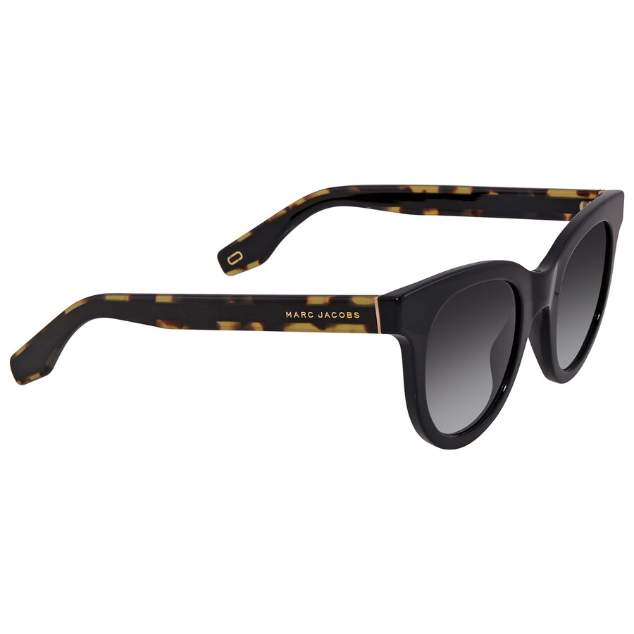 Marc Jacobs Dark Grey Gradient Round Ladies Sunglasses MARC 280/S 0807 ...