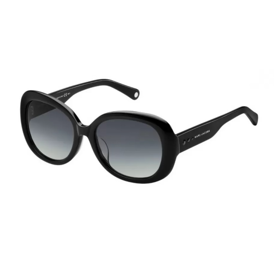 Marc Jacobs Grey Oval Ladies Sunglasses Marc 97/F/S 807HD 827886371228 ...