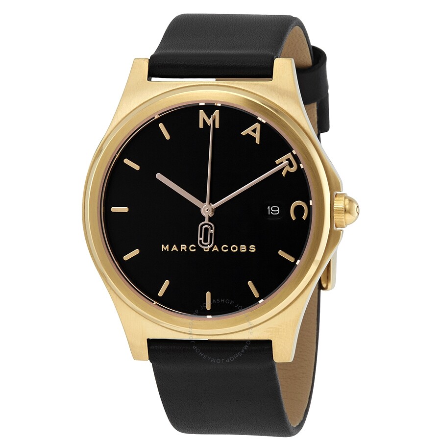 Marc Jacobs Henry Quartz Black Dial Ladies Watch MJ1608 796483376458 ...