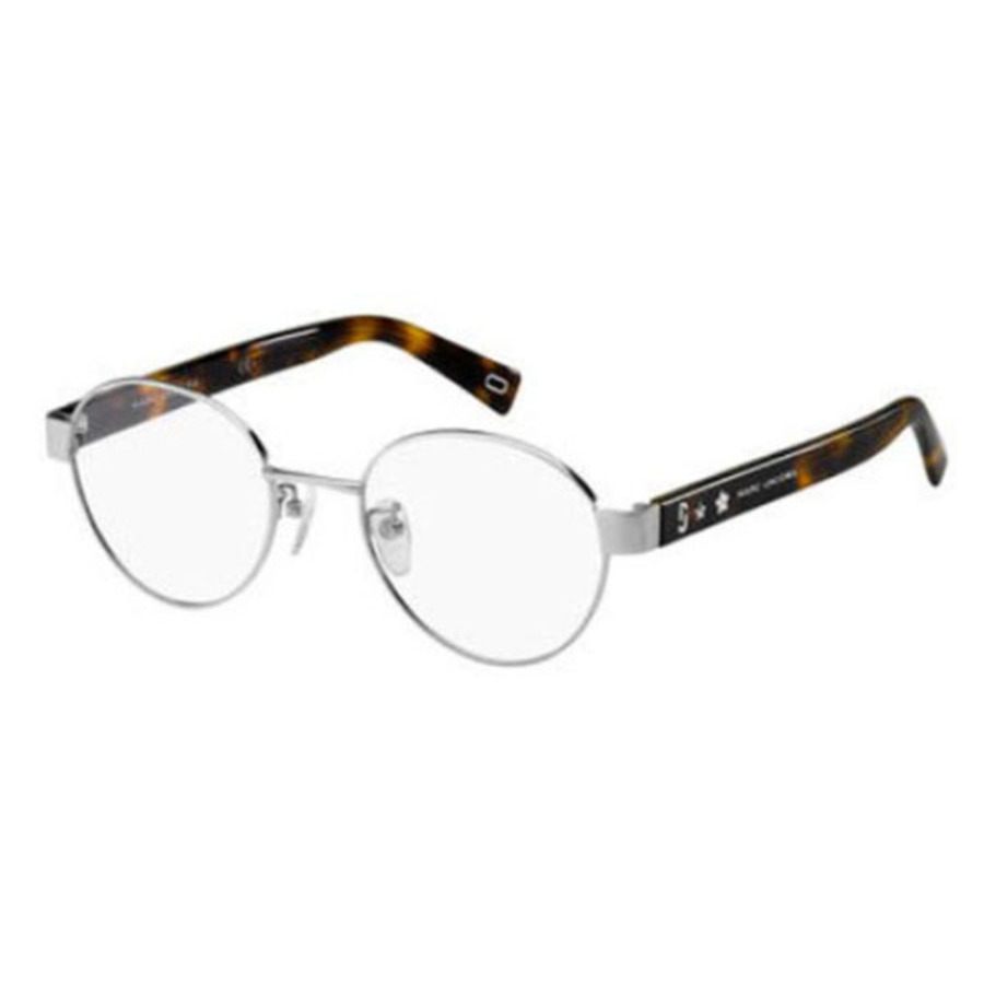 Marc Jacobs Ladies Silver Tone Round Eyeglass Frames Marc348/F06LB0050 ...