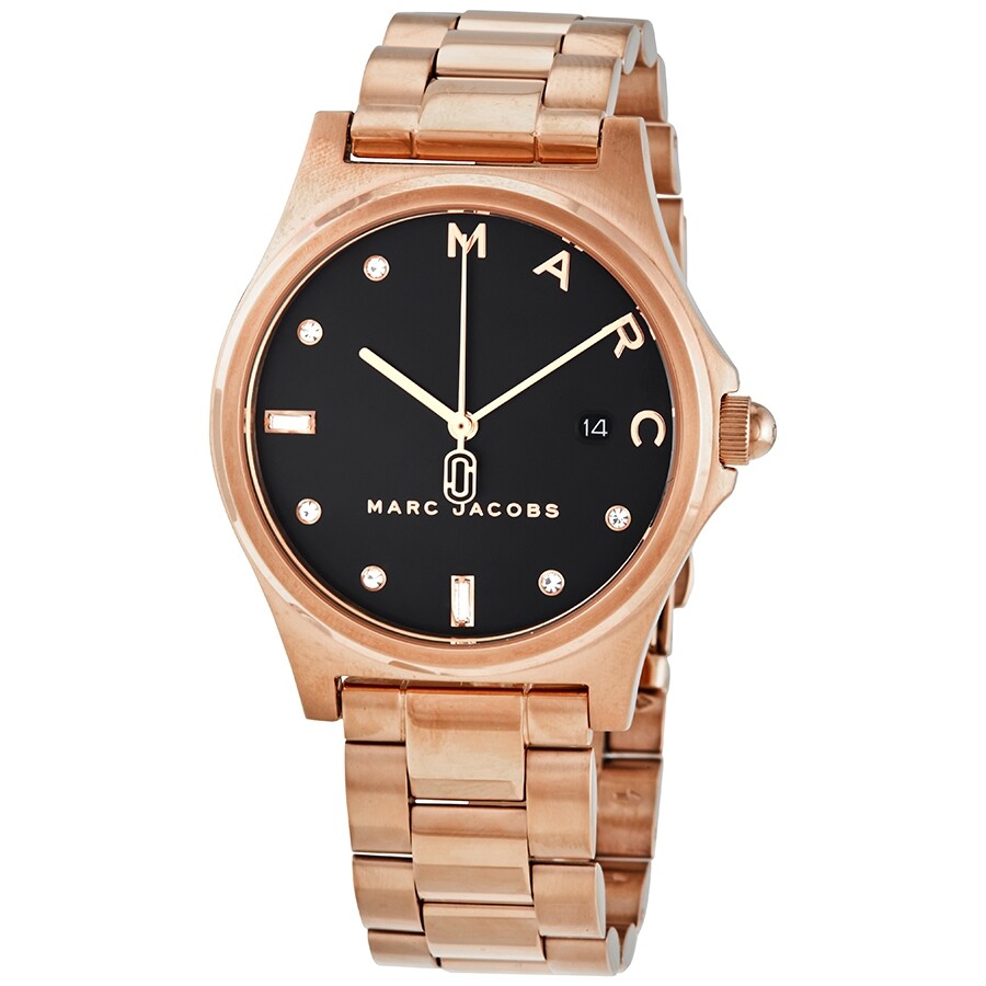 Marc Jacobs Quartz Crystal Black Dial Watch MJ3600 - Watches - Jomashop
