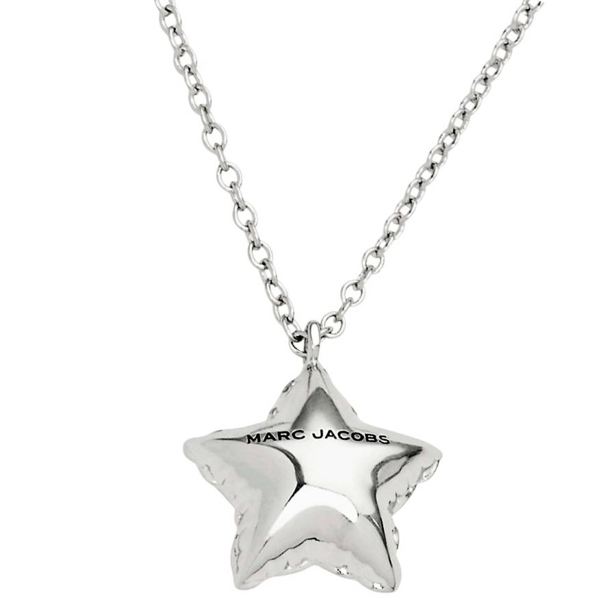 Marc Jacobs Silver Balloon Heart Necklace 2R4JNC001J39-029 196611267571 ...
